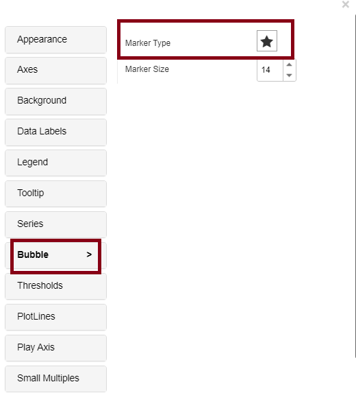 Bubble Chart Vitaracharts Custom Visuals Plugin For Microstrategy Documentation