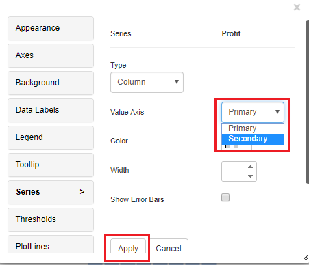 Combination Chart | VitaraCharts - Custom visuals plugin for ...