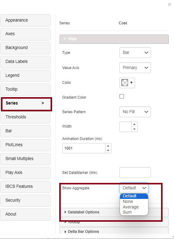 Bar/Column Chart | VitaraCharts - Custom visuals plugin for MicroStrategy - Documentation