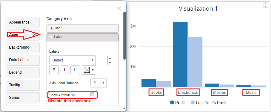 Attribute Forms Vitaracharts Custom Visuals Plugin For