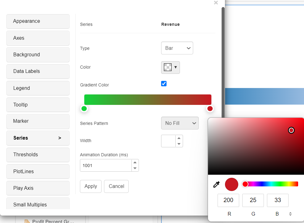 Tornado Chart Vitaracharts Custom Visuals Plugin For Microstrategy Documentation