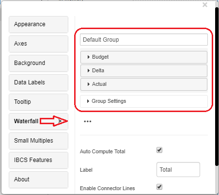 Waterfall Chart | VitaraCharts - Custom visuals plugin for ...