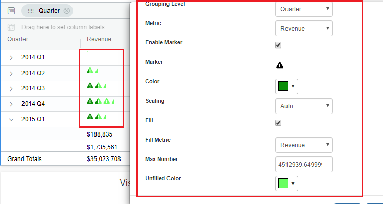 Custom markers | VitaraCharts - Custom visuals plugin for MicroStrategy ...