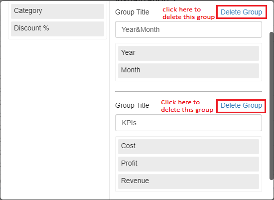 Manage Column Grouping Vitaracharts Custom Visuals Plugin For