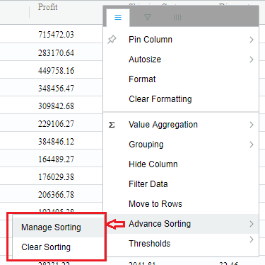 Sorting | VitaraCharts - Custom visuals plugin for MicroStrategy ...